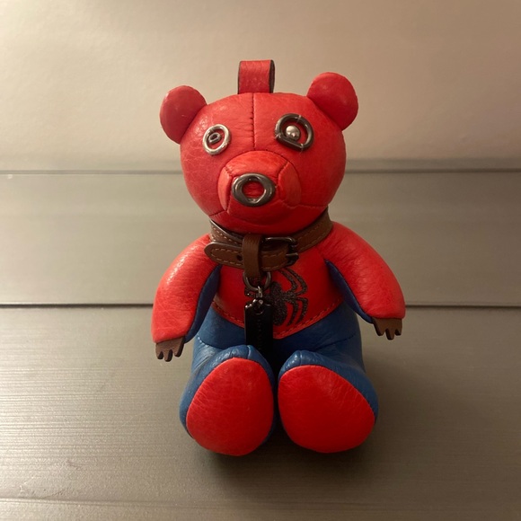 Coach | Accessories | Coach X Marvel Spiderman 3d Leather Bear Bag ...